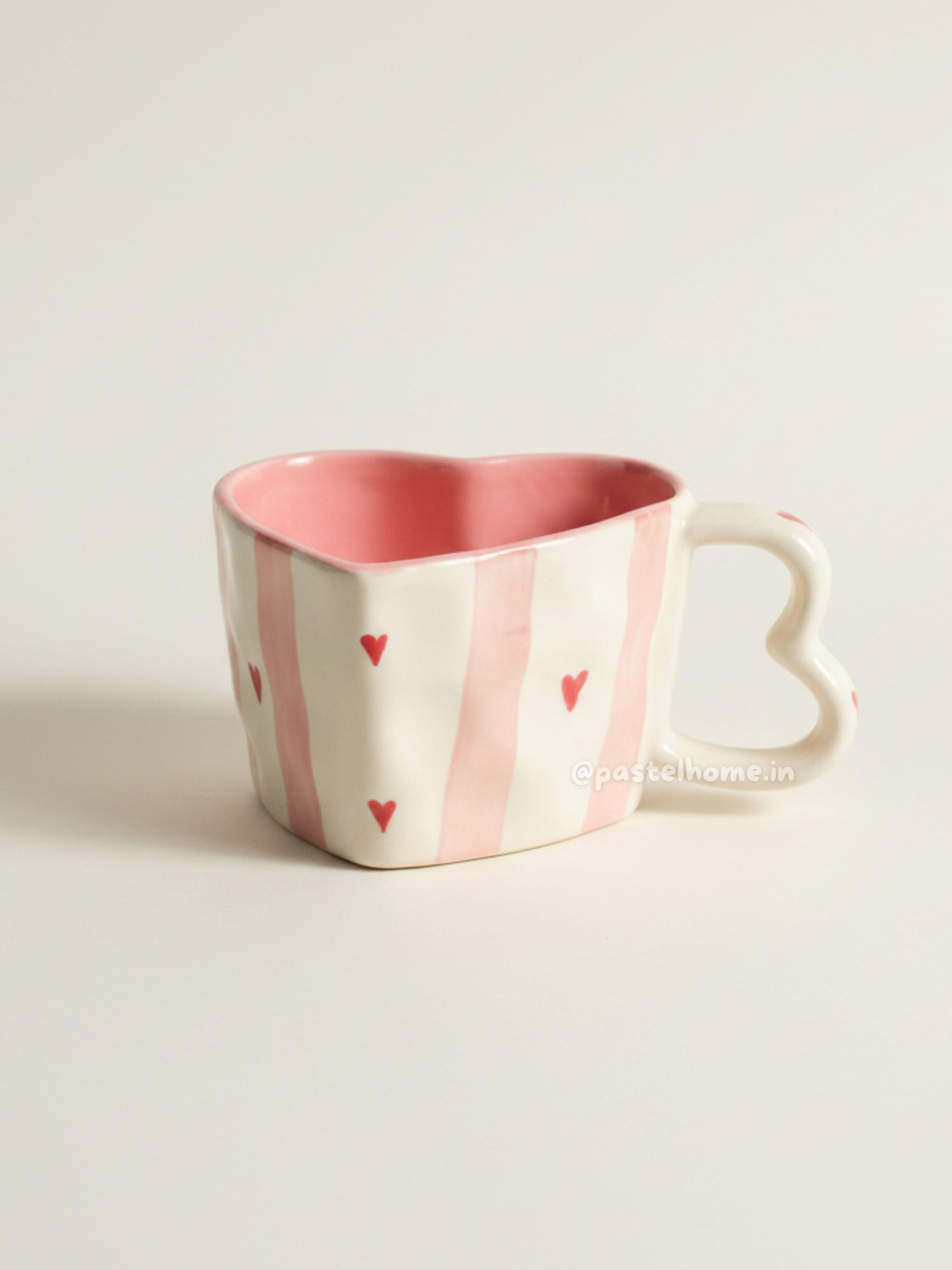 Extra Cute Heart Shape Mug – Pastel Home