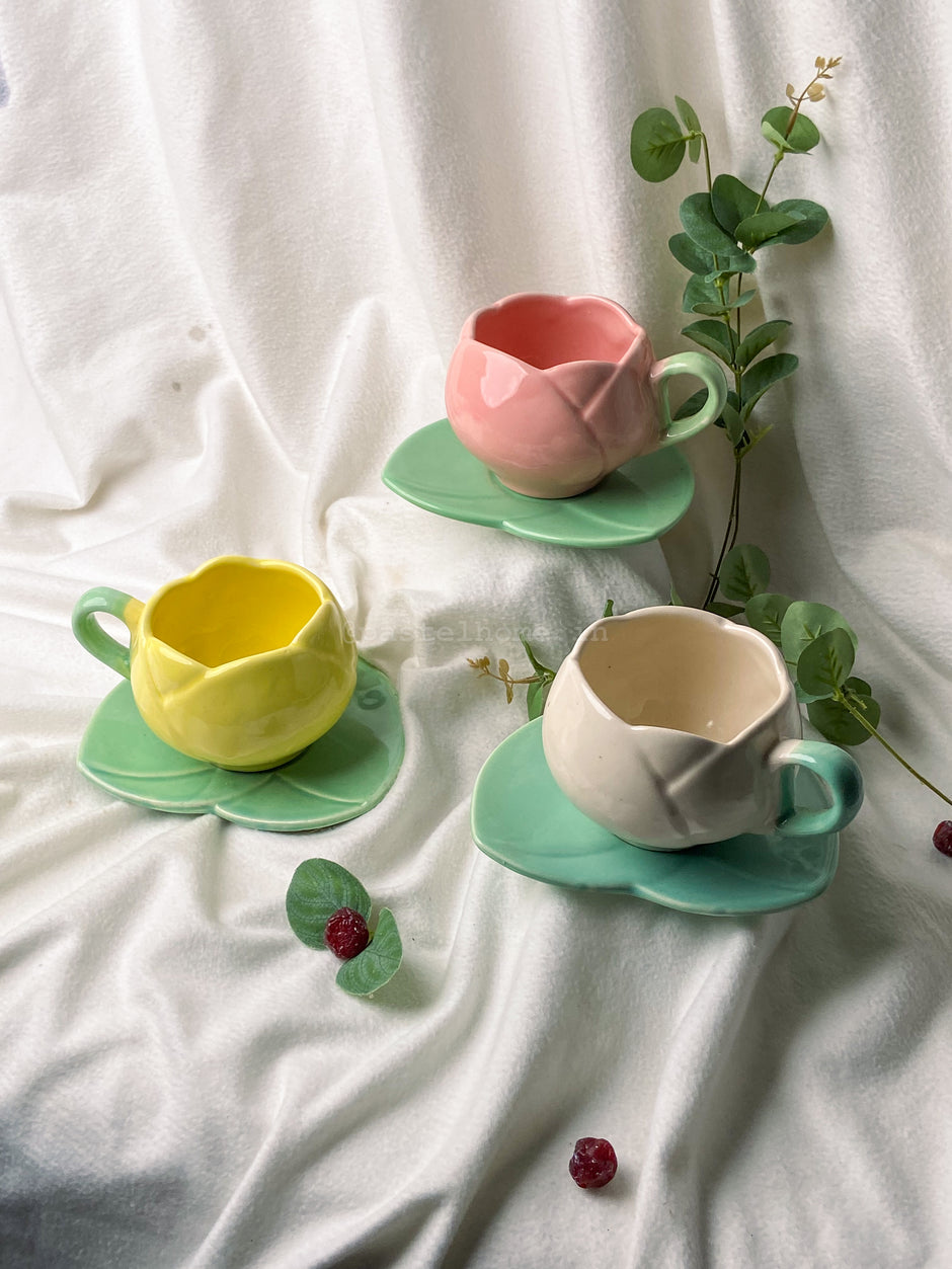 Pastel Home - Handmade Coffee Mugs, Painted, Printed,Valentine's Day